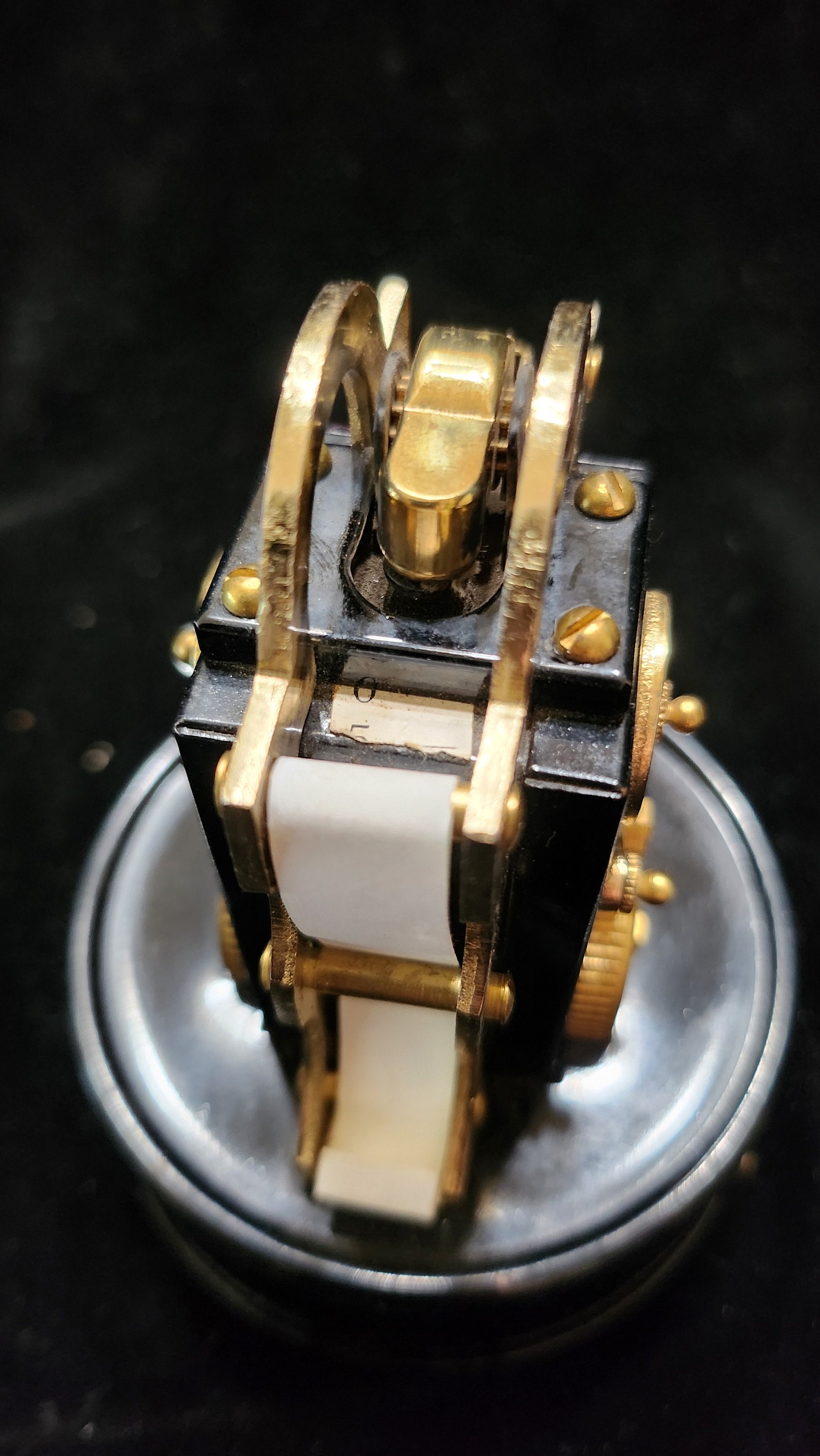 Vintage Edison Ticker Tape Table Lighter - Etsy