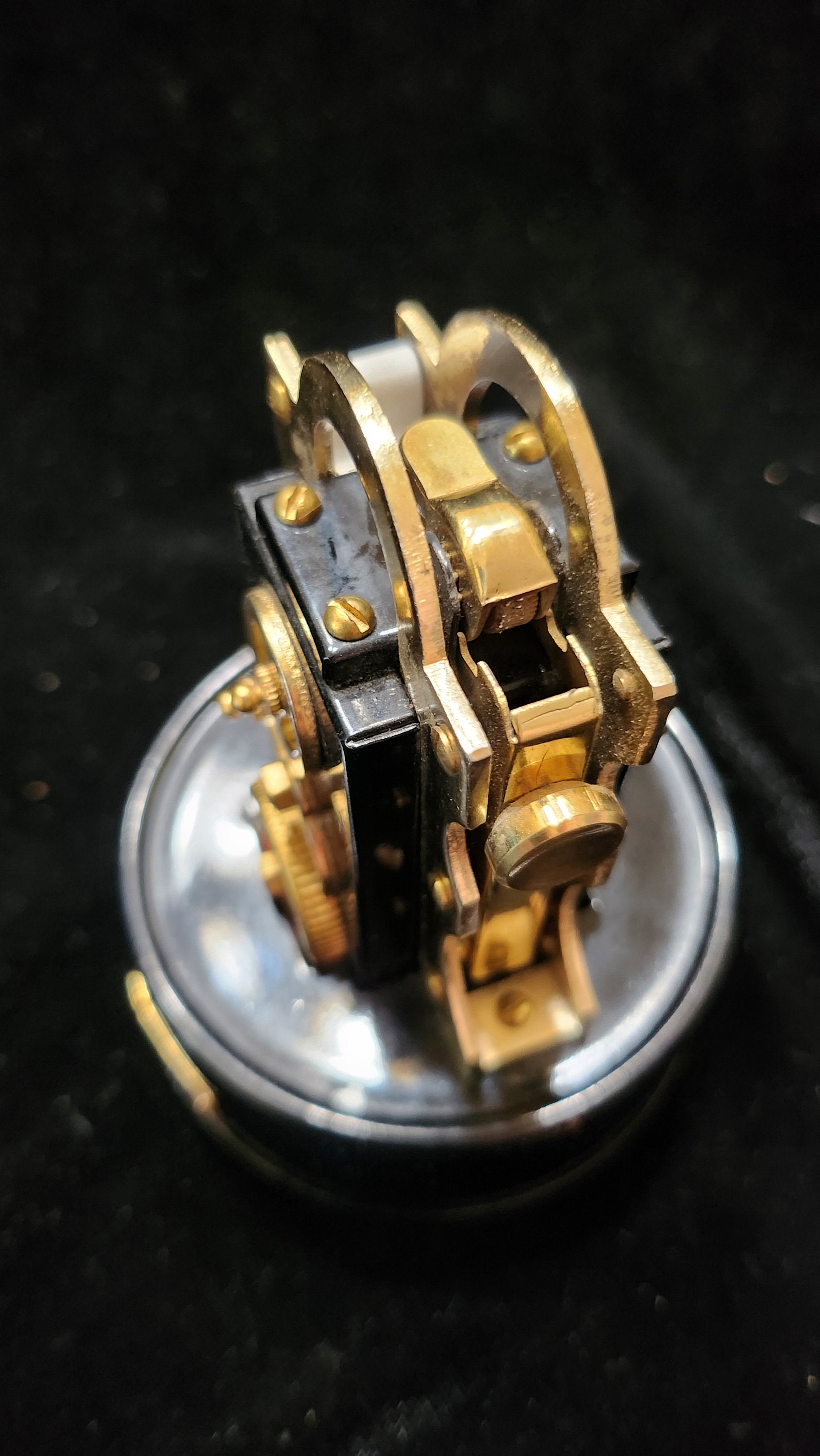 Vintage Edison Ticker Tape Table Lighter - Etsy