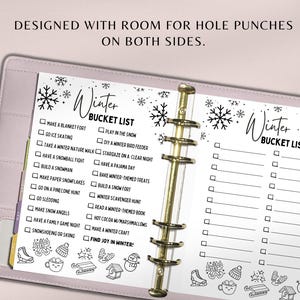 Kids Winter Bucket List Printable: Family Activity Planner (digital ...