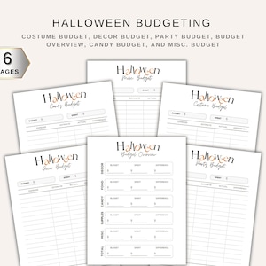 Halloween Planner Printable Planner Templates Halloween Party Planner ...