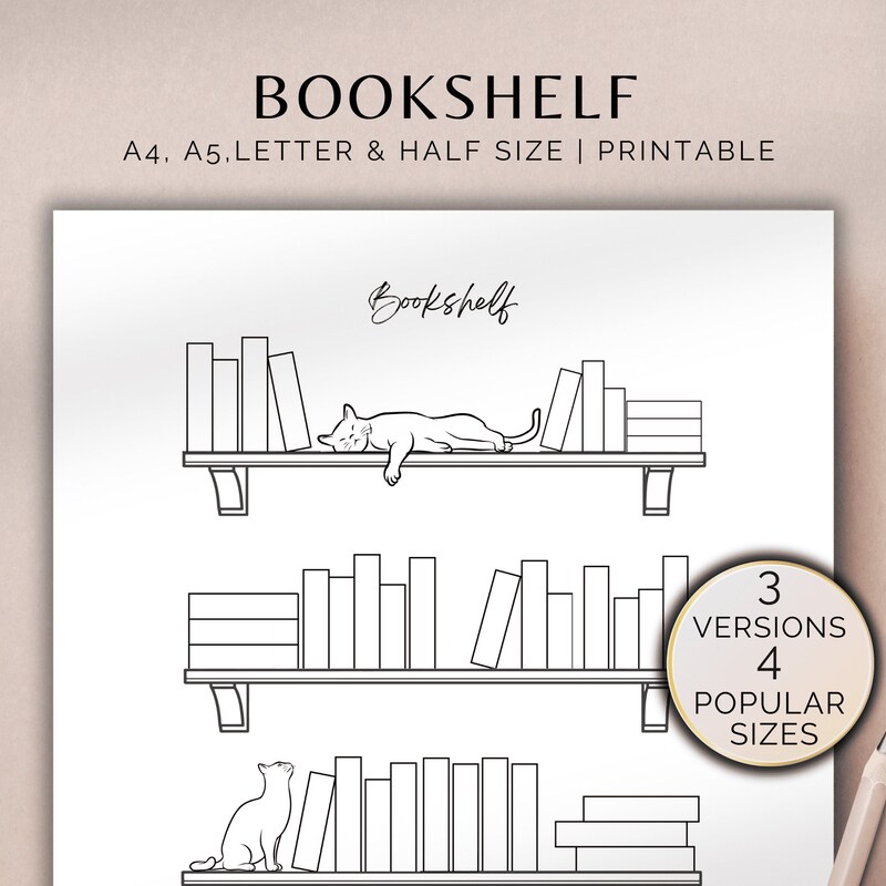 Bookshelf - Etsy