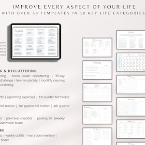IPad Tablet and Phone Planner Digital Planner Undated Daily Weekly ...