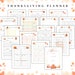 Fall and Thanksgiving Planner Printables, Daily, Monthly and Weekly ...