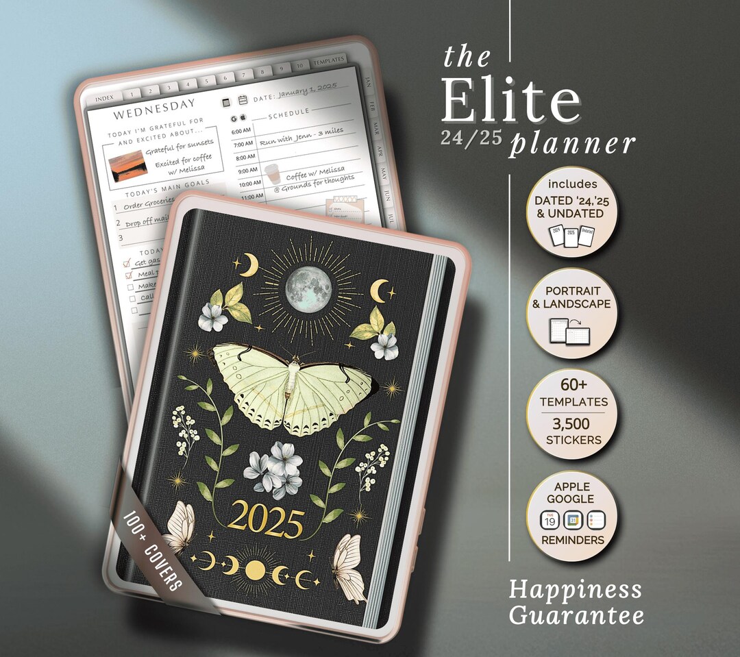 2024 2025 Digital Planner Goodnote Template for Ipads Tablets and ...