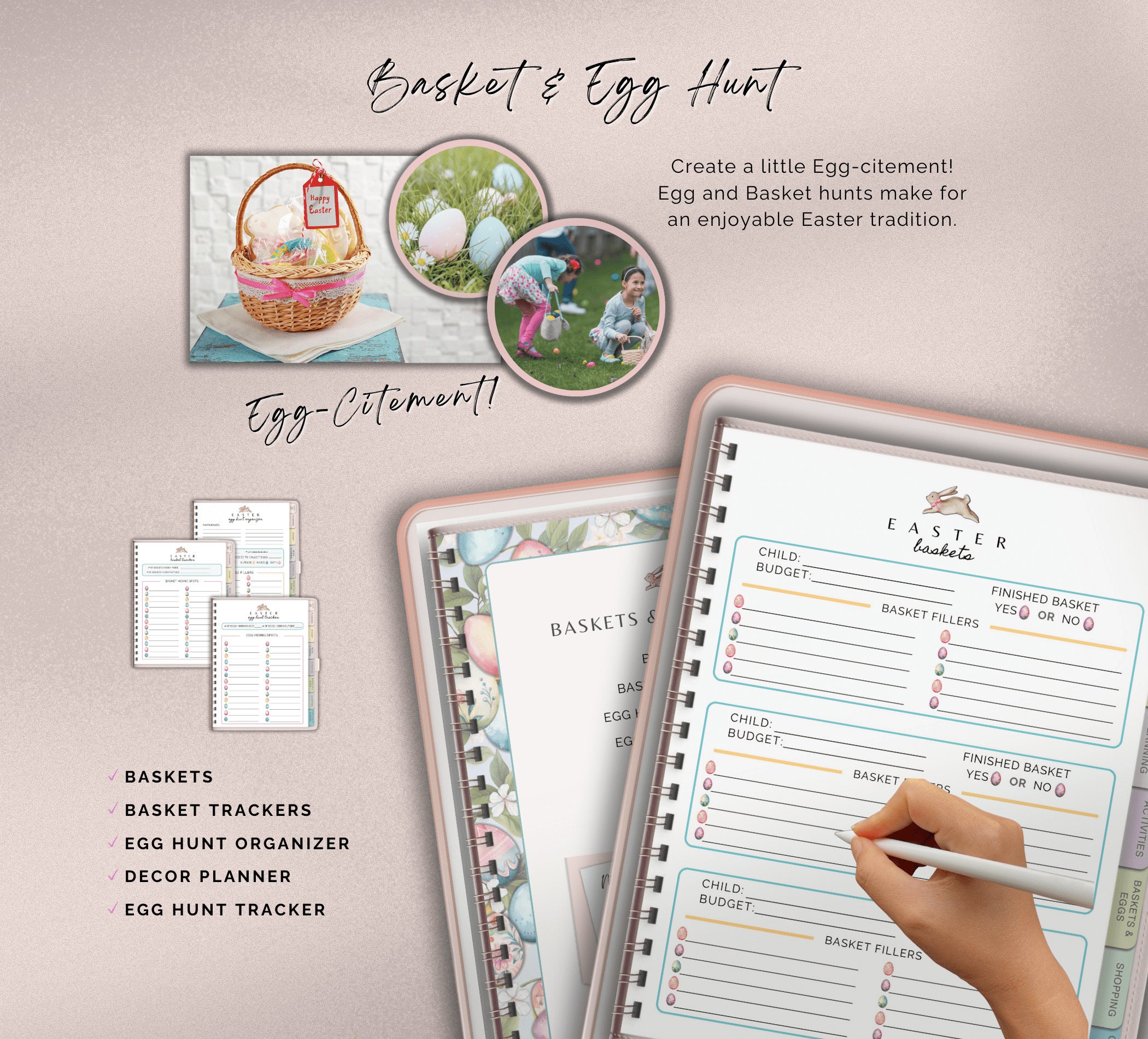 Easter Planner Goodnotes iPad and Tablet Notability Digital Journal ...