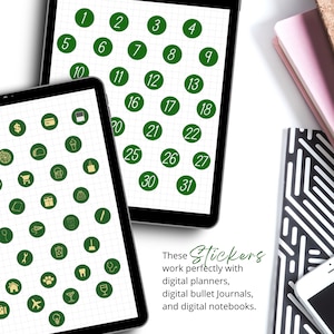 St. Patrick's Day Stickers for Digital Planners Digital Stickers ...