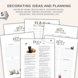 Halloween Planner Printable Planner Templates Halloween Party Planner ...