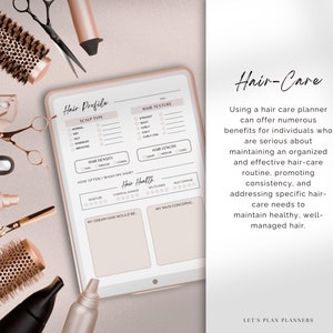 Haircare Planner Track Haircare Routine Maintain Healthy Wellmanaged ...