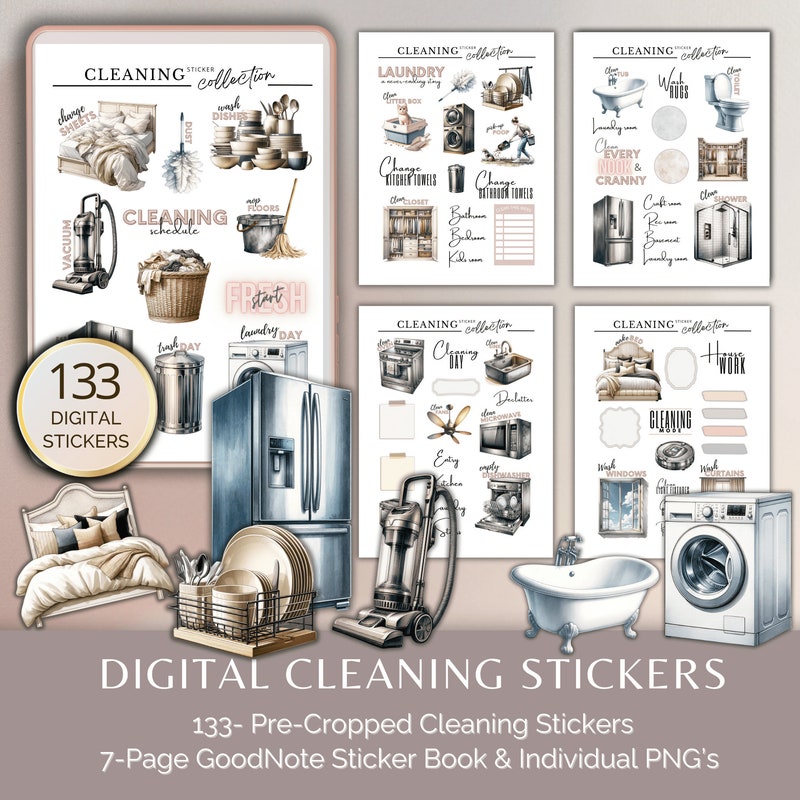 Cleaning Stickers Funny - Etsy