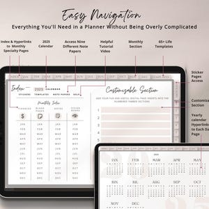 2025 Digital Planner Goodnotes iPad & Tablet Template for Goodnotes ...