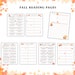 Fall and Thanksgiving Planner Printables, Daily, Monthly and Weekly ...