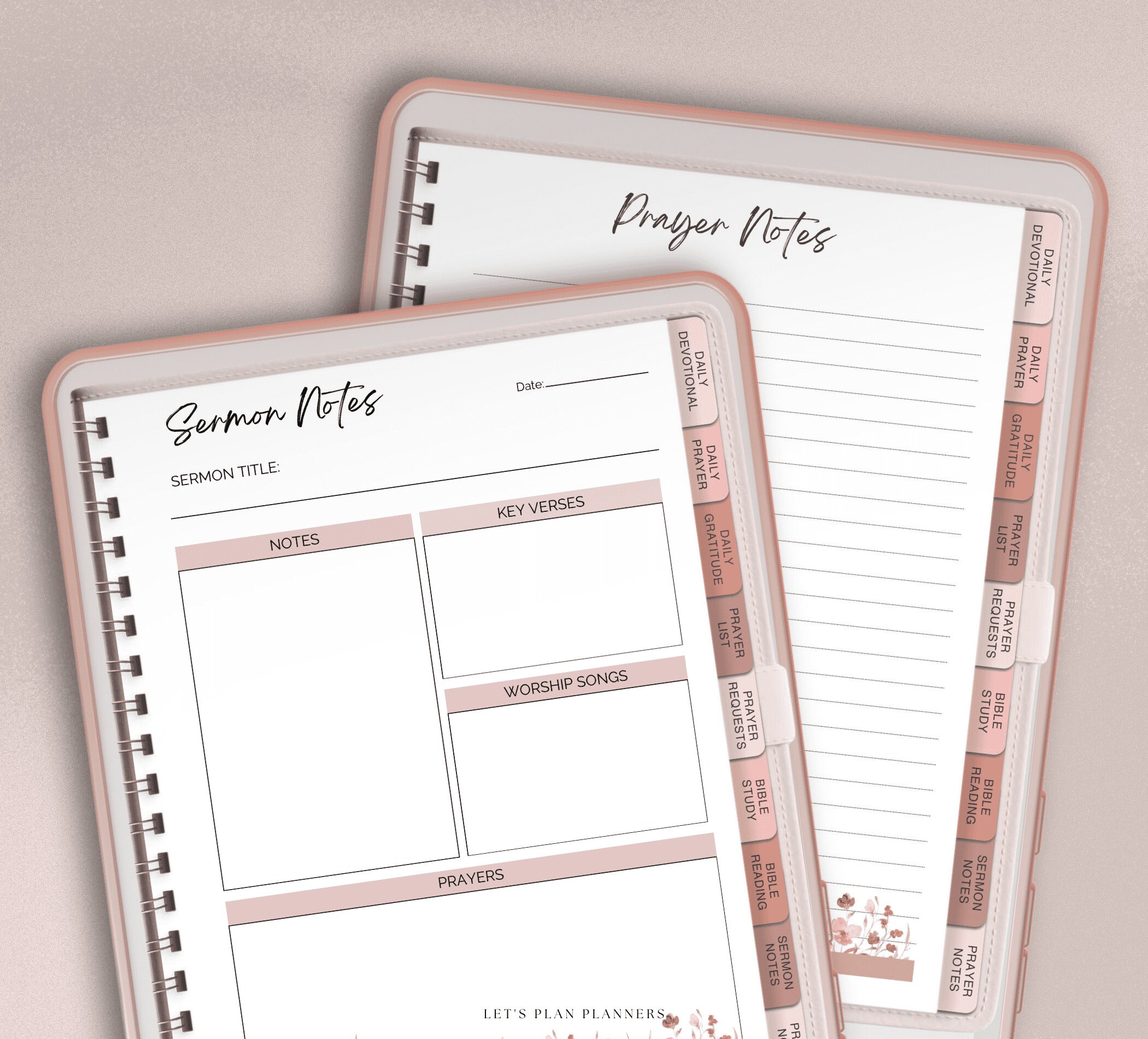 Prayer Journal Goodnotes iPad and Notability Digital Planner Bible ...