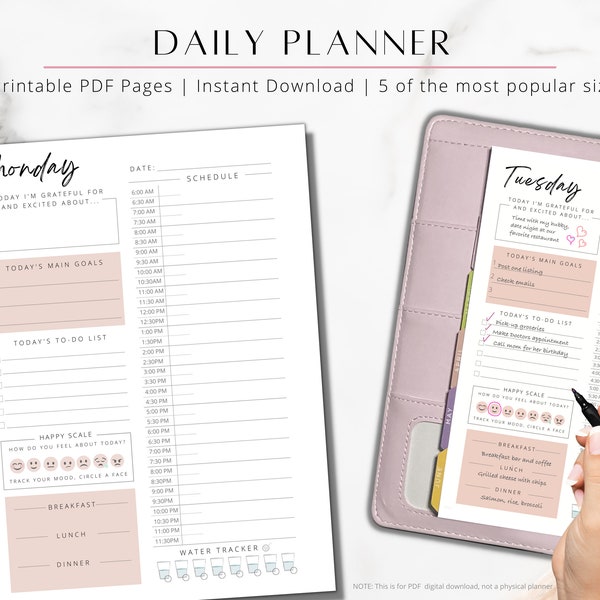 Day Planner - Etsy