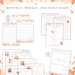 Fall and Thanksgiving Planner Printables, Daily, Monthly and Weekly ...