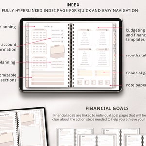 Digital Budget Planner Goodnotes iPad Template Weekly & Biweekly PDF ...