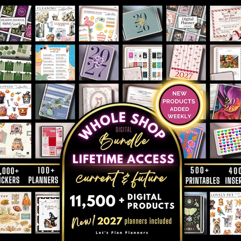 Best Digital Planner 2026 - Etsy
