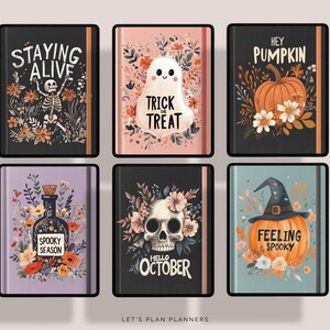 Halloween Digital Planner Covers: Ipad, Tablet, Goodnotes (PNG) - Etsy