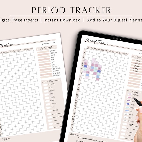 Period Tracker - Etsy