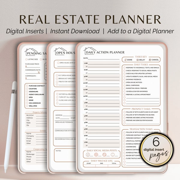 Real Estate Planner - Etsy