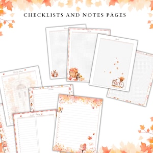 Fall Planner Printable Thanksgiving Planner Fall Daily Monthly and ...