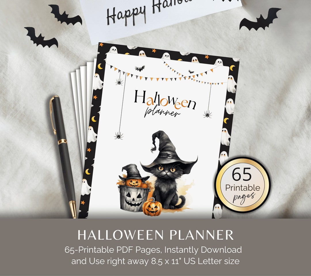 Halloween Planner Printable Planner Templates Halloween Party Planner ...