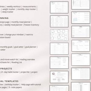 IPad Tablet and Phone Planner Digital Planner Undated Daily Weekly ...