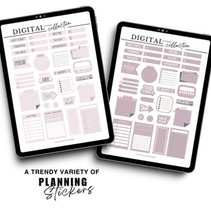 Digital Sticker Set Digital Planner Stickers W/ Goodnote Sticker Book ...