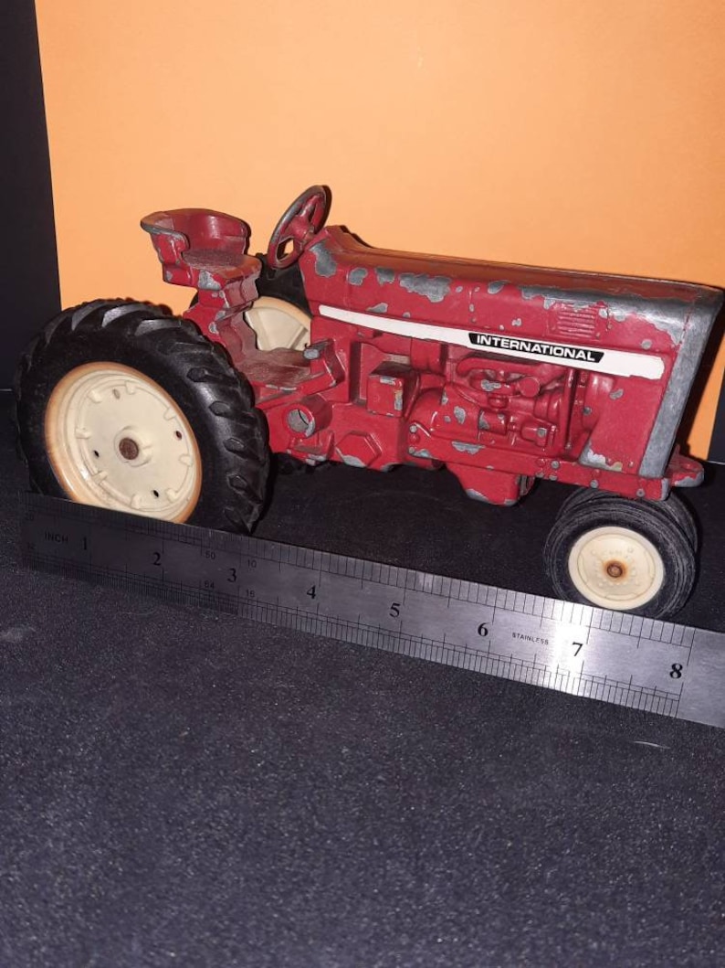 Vintage ERTL International Red Tractor - Etsy