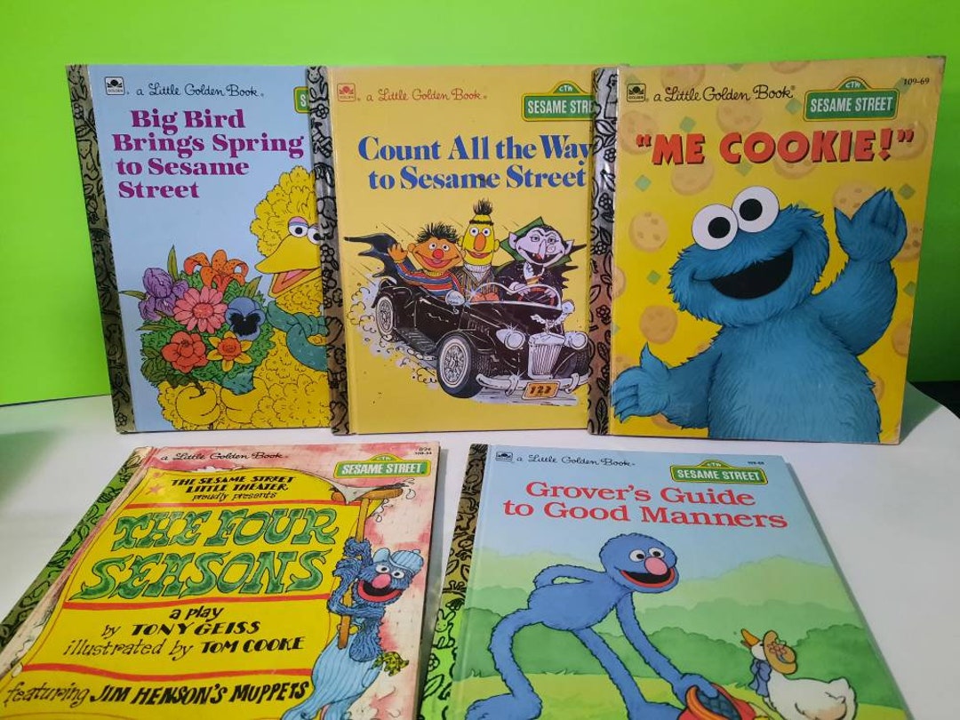 Sesame Street Books 5 Different Titles - Etsy