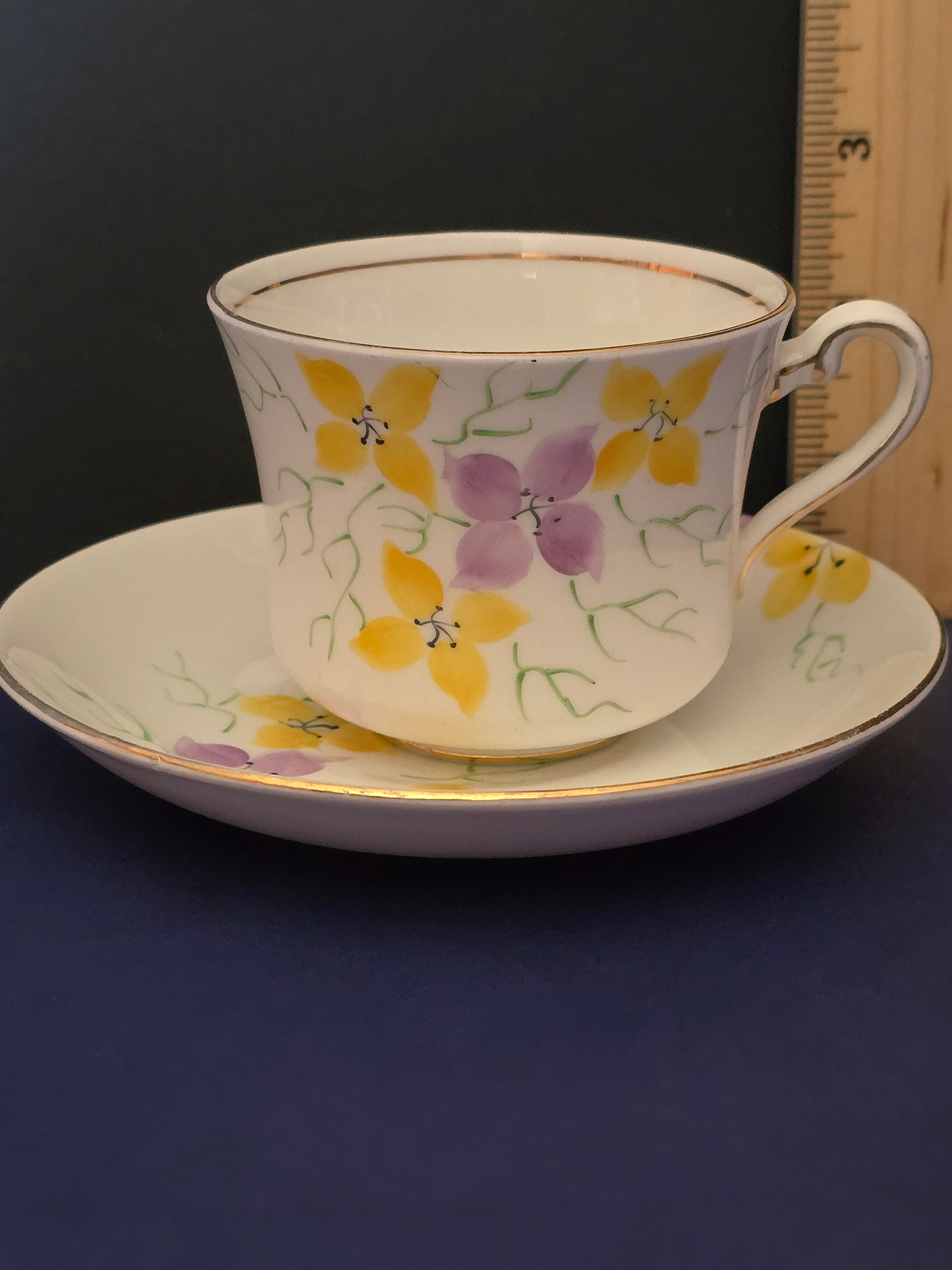 Vintage Phoenix Bone China Cup and Saucer - Etsy