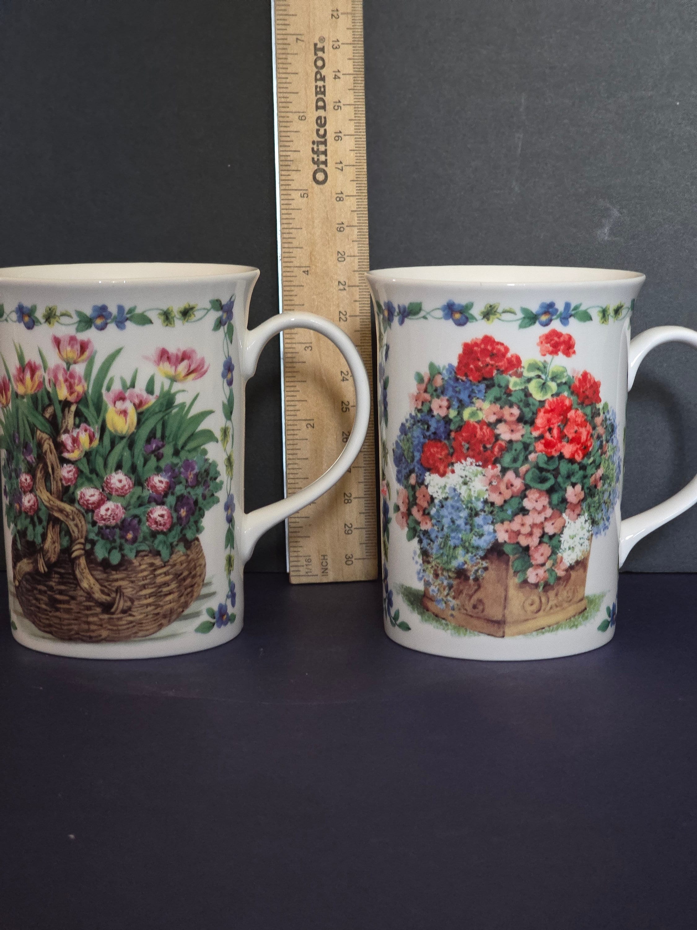 A Pair of Kathy Brown Mugs - Etsy