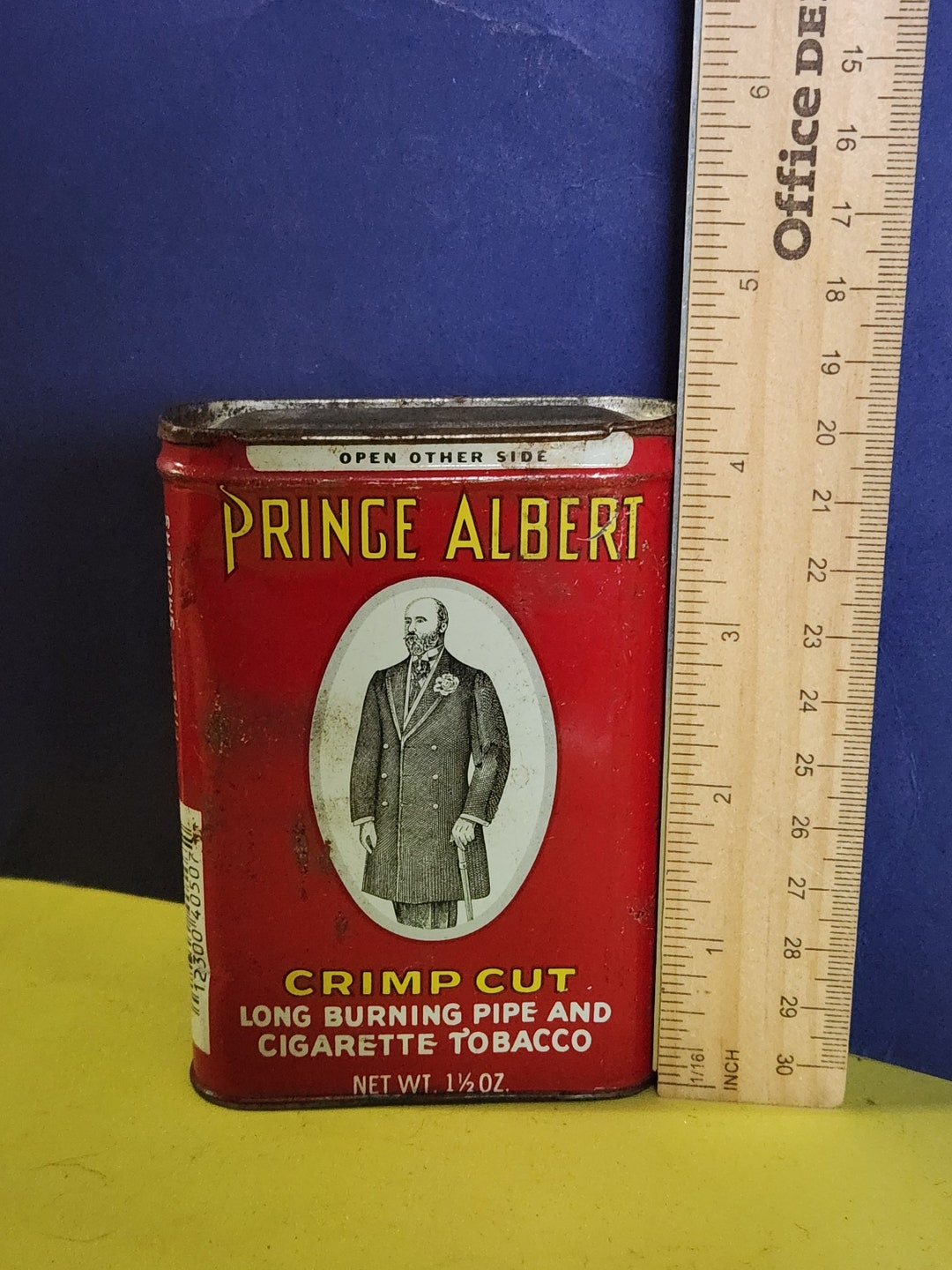Vintage Prince Albert Crimp Cut Tabacco Tin - Etsy