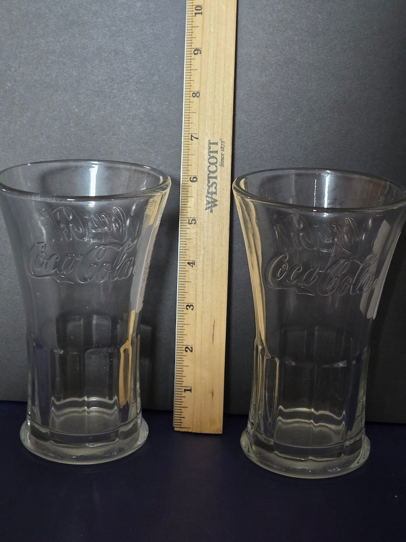 Collectible Heavy Coca Cola Glass - Etsy