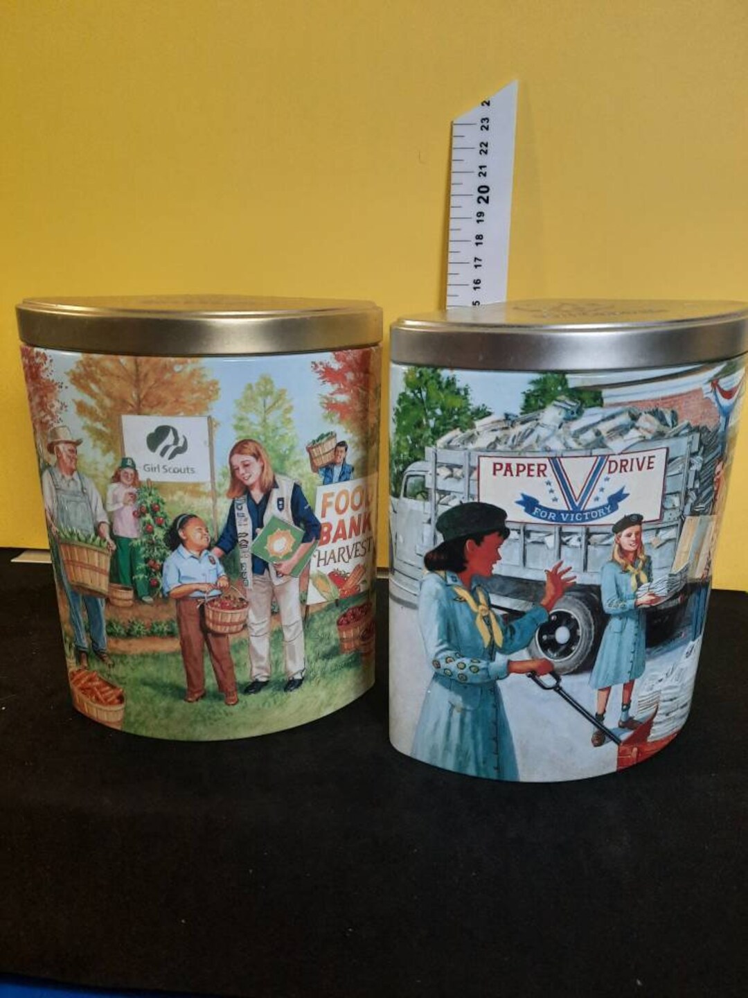 2 Collectible Girl Scout Storage Tins From Ashdon Farms (2006 & 2004 ...