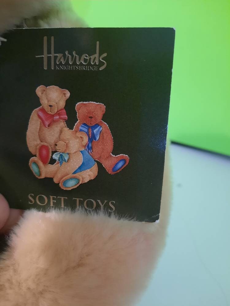 Vintage Cuddly Rabbit With Harrods Logo on Left Foot and - Etsy