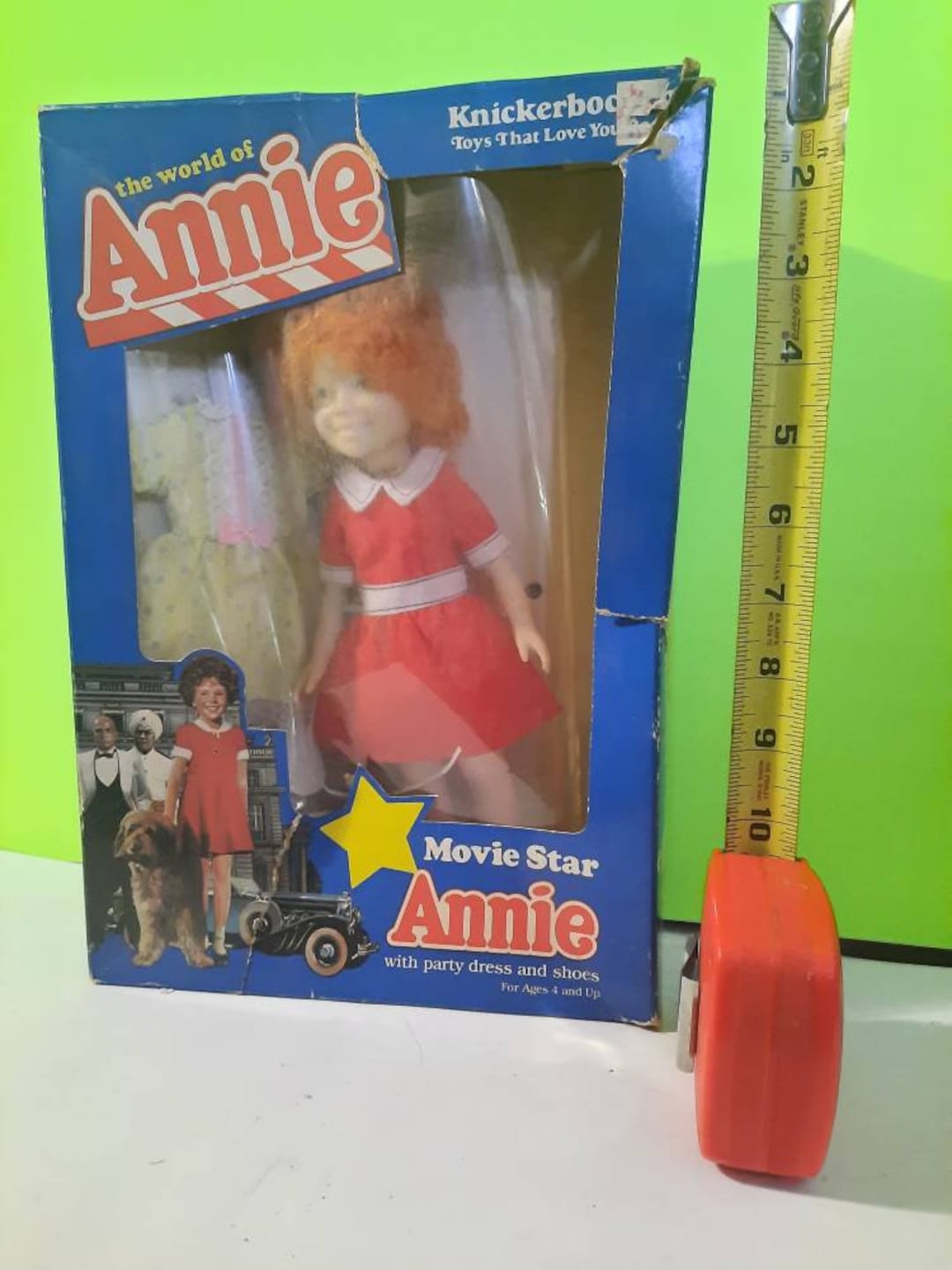 Vintage Annie Doll With Party Dress and Shoes - Etsy
