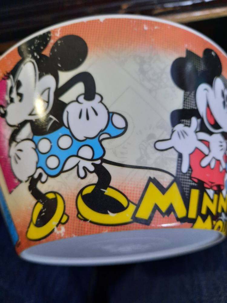 2 X Vintage Mickey & Minnie Mouse 8 Bowls by Zak Designs - Etsy