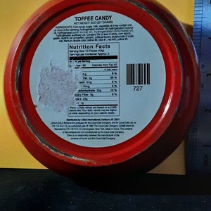 Vintage Coca Cola Toffee Candy Tin - Etsy