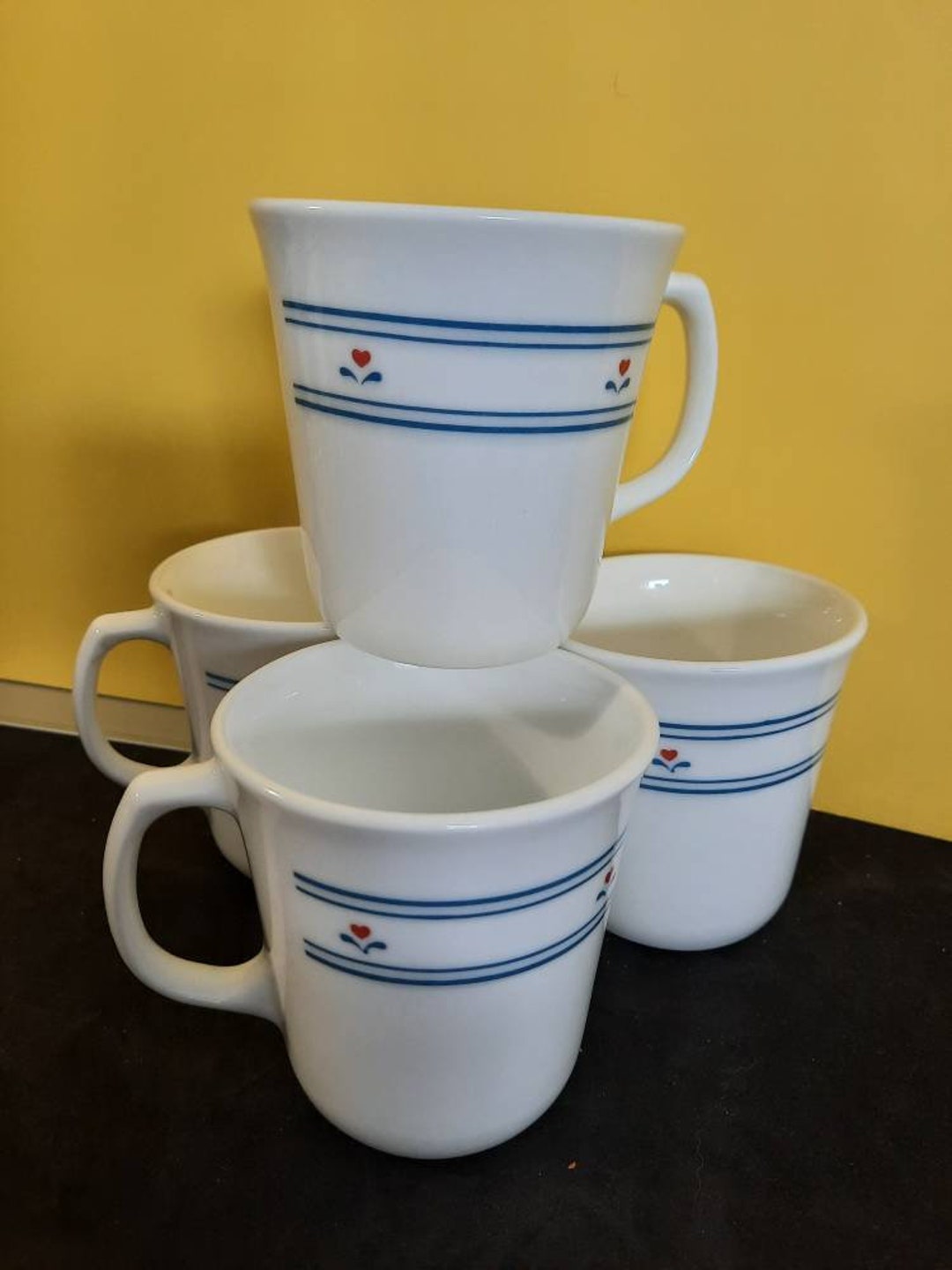 Classic Corning Ware (USA) Coffee Mugs (3.75" High) - Etsy