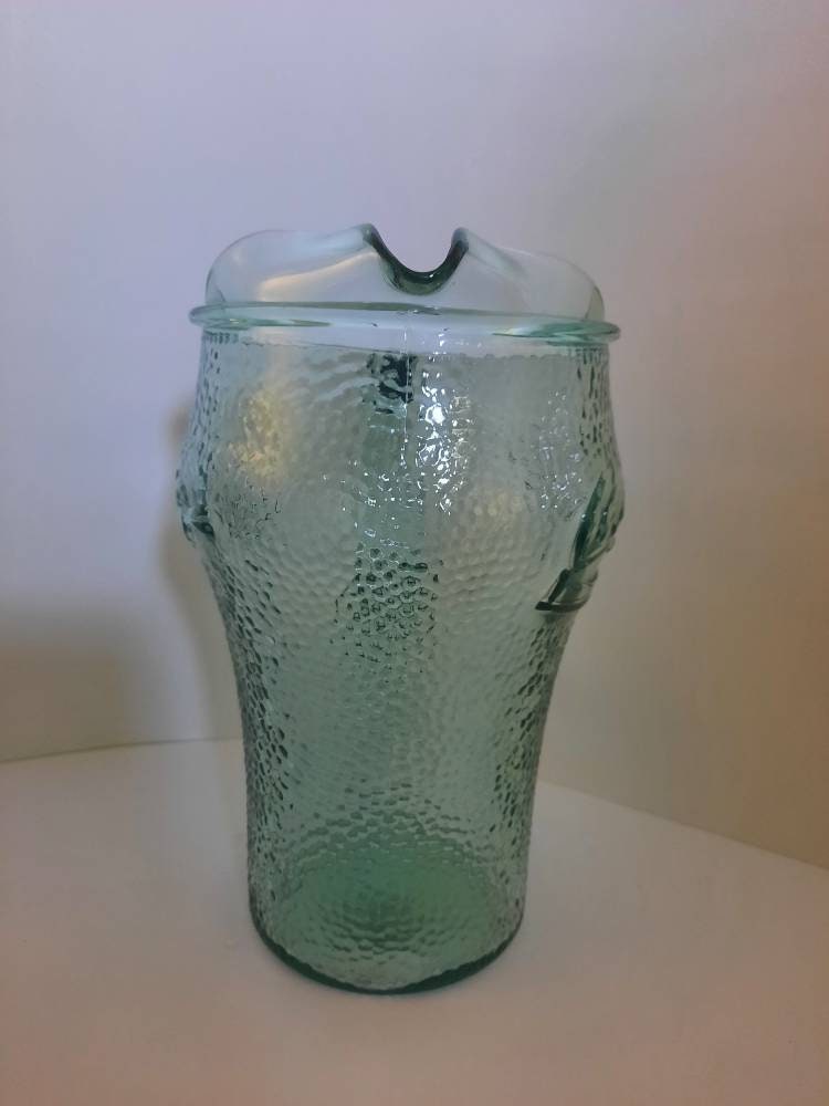 Coca Cola Glass Pitcher (pebble Effect) - Etsy