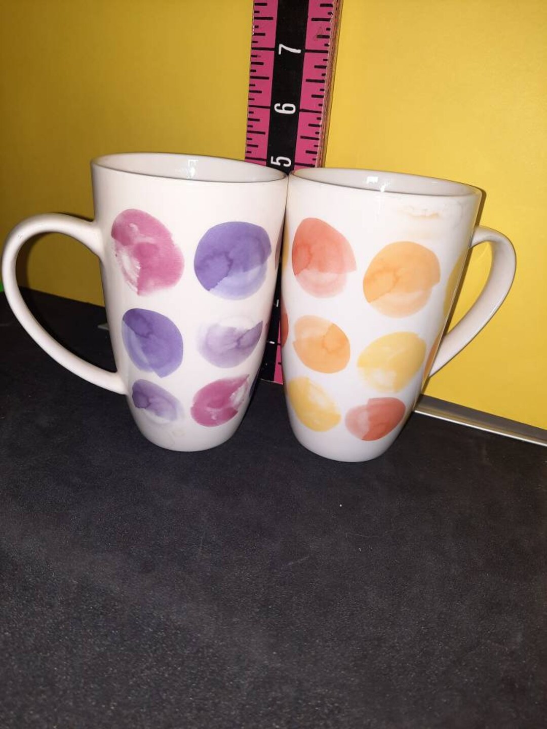 A Pair of Maxwell & Williams Colour Drops Coffee Mugs Designed by Karen ...