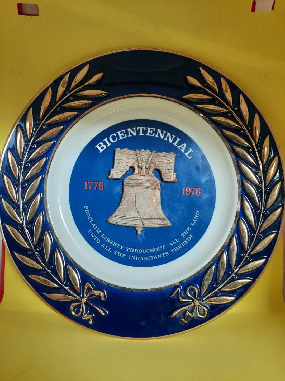 Collectible Bicentennial 1776 - 1976 Plate - Etsy