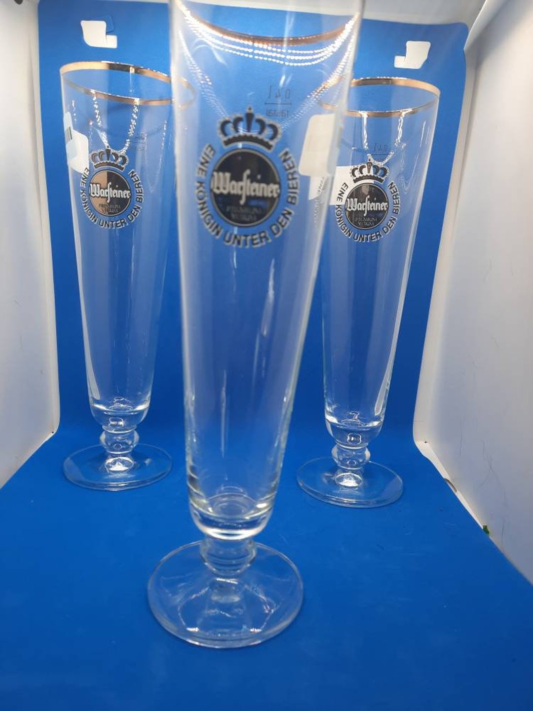 Vintage Warsteiner Beer Glasses - Etsy