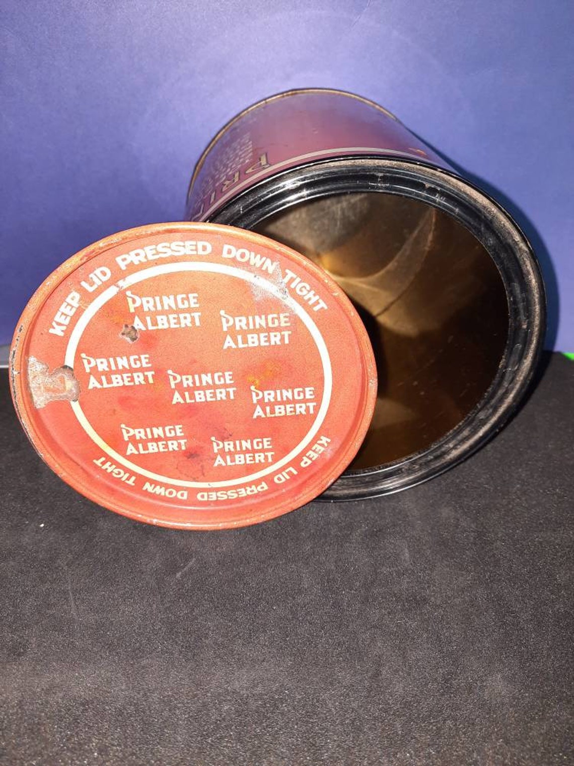 Vintage Collectible Prince Albert Crimp Cut Tobacco Tin - Etsy