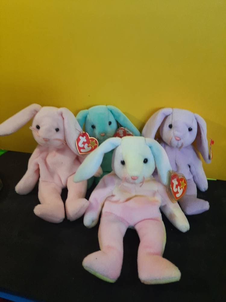 Vintage Collection of TY Beanie Babies Rare Rabbit Collection - Etsy
