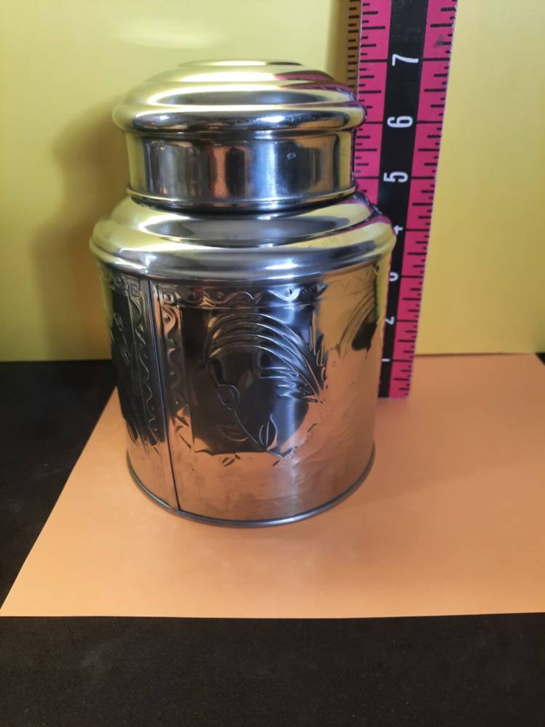 Agatha's Bester Metal Tea Caddy / Storage Tin - Etsy