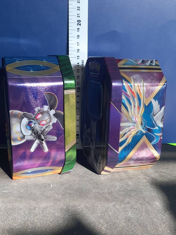 2 X Empty Pokemon Trading Card Tins (2016) - Etsy