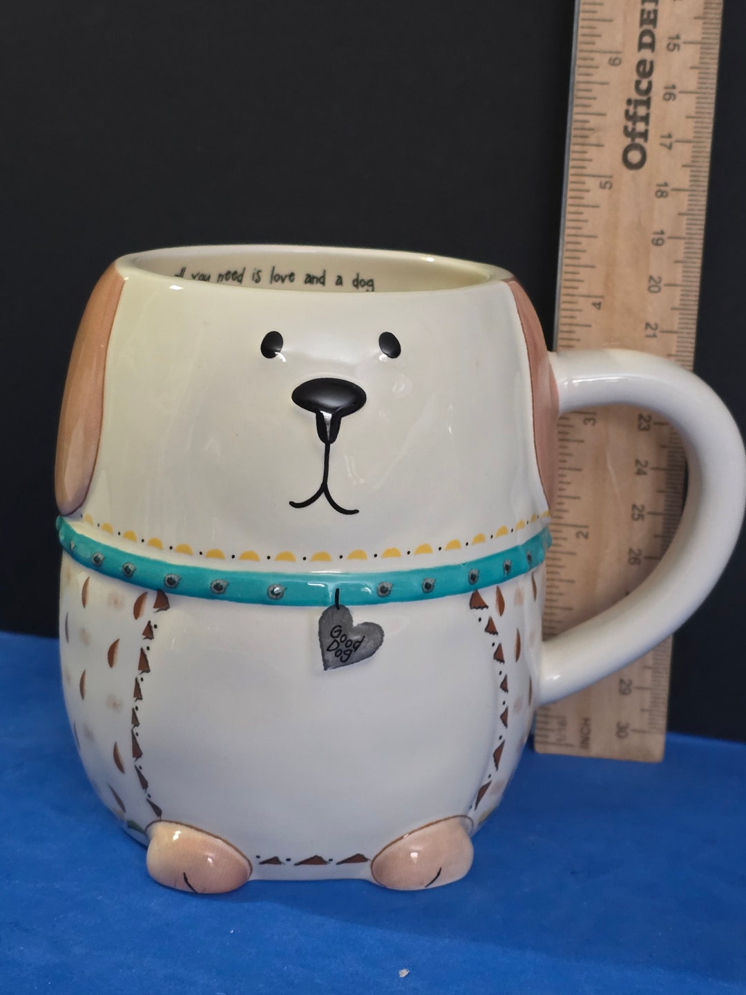 Natural Life Mug " All You Need is the Love of a Dog" - Etsy