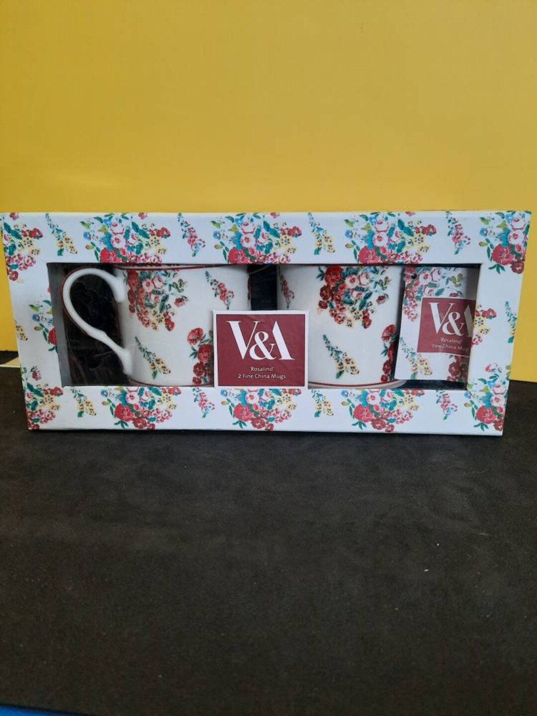 Vintage Rosalind Fine China Mug Set (2) Victoria & Albert Museum ...