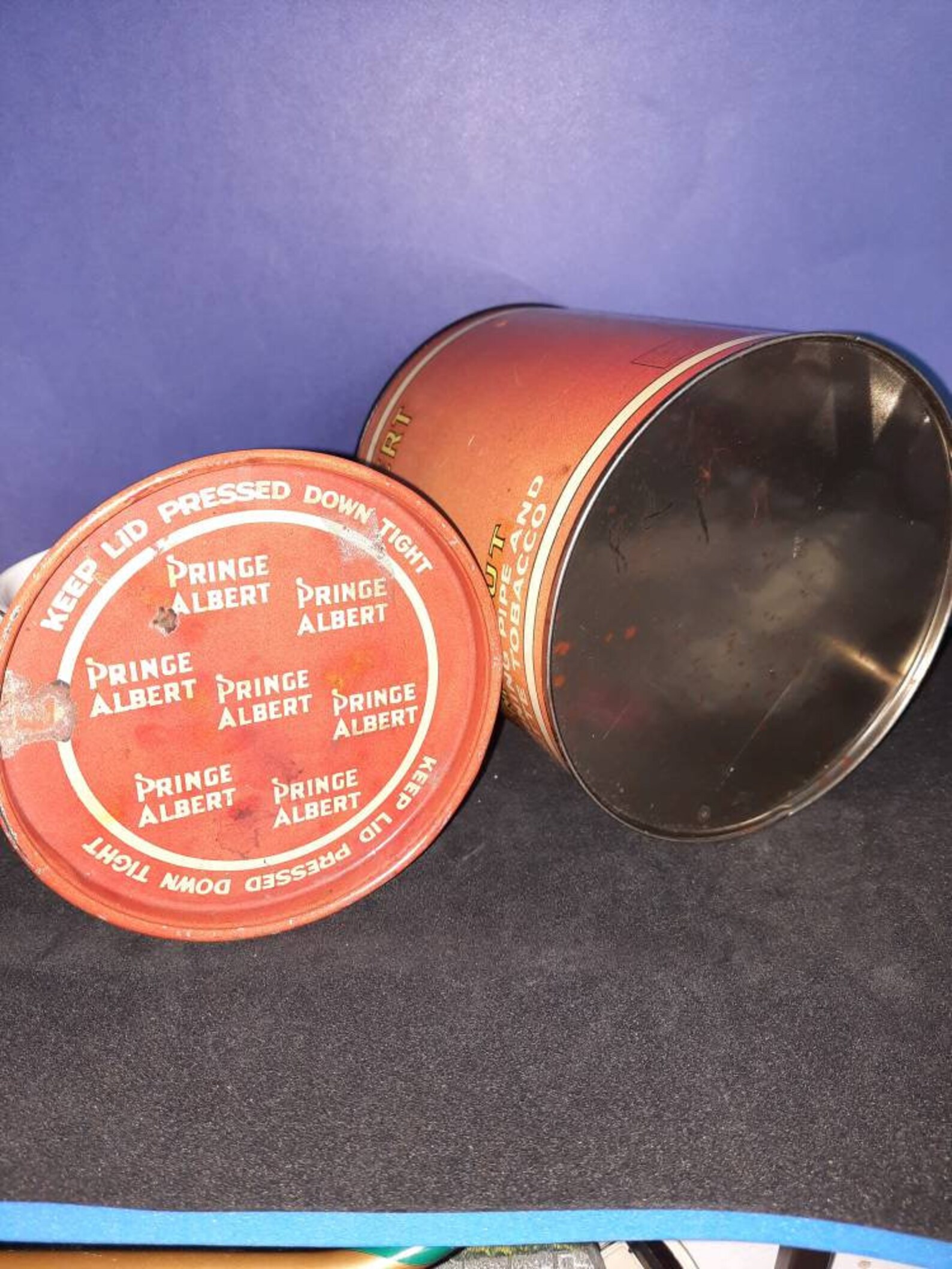 Vintage Collectible Prince Albert Crimp Cut Tobacco Tin - Etsy